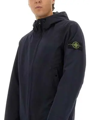 Stone Island Hooded Zip-up Jacket