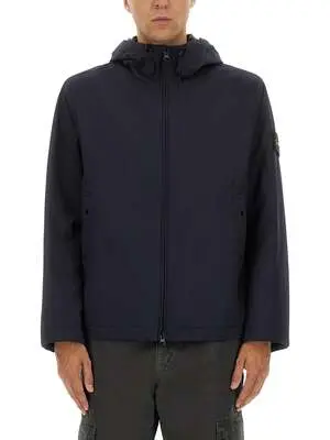 Stone Island Hooded Zip-up Jacket