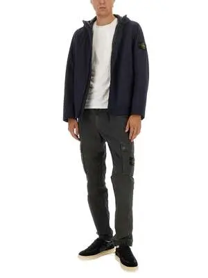Stone Island Hooded Zip-up Jacket
