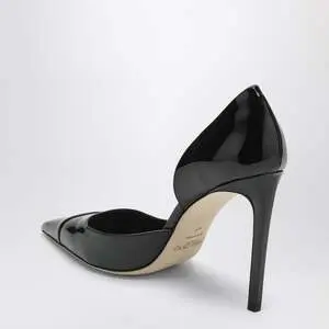 JIMMY CHOO Brigitte 100 Patent Leather Pumps - Black