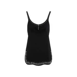Rabanne Embellished Mini Dress - Black