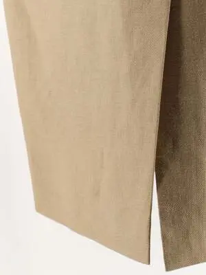 Max Mara Linen Midi Skirt - Multicolor