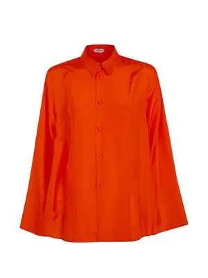 Alberta Ferretti Oversized Silk Shirt