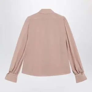 Valentino Garavani Silk Shirt With Puff Sleeves