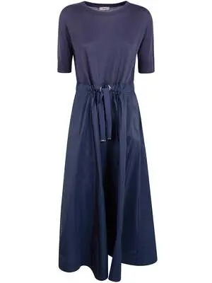 Herno Midi Dress With Drawstring Detail