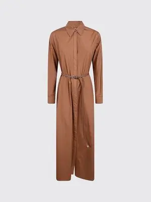 Max Mara Max Mara Studio Belted Shirt Dress Brown