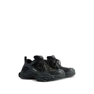 Balenciaga Low-top Trainers With Logo Detail And Pull-tab - Black