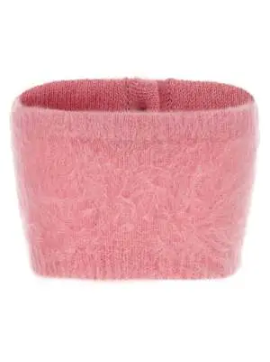 Alessandra Rich Carded Mohair Top