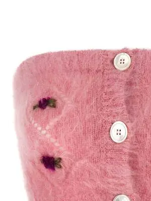 Alessandra Rich Carded Mohair Top