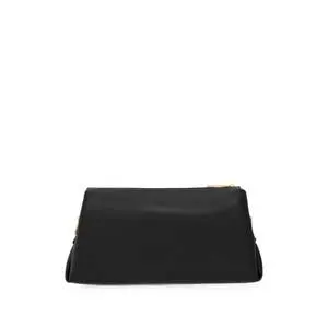 FERRAGAMO Calfskin Gancio Chain Satchel