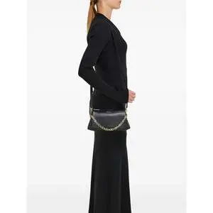 FERRAGAMO Calfskin Gancio Chain Satchel