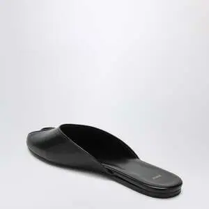JUDE Low Sabot In Leather - Black