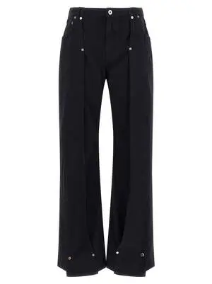 JEAN PAUL GAULTIER Snap-button Wide-leg Jeans - Blue