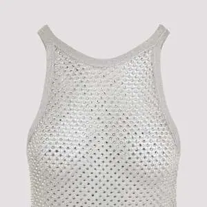 TOM FORD Lurex Knit Top With Rhinestones - Multicolor