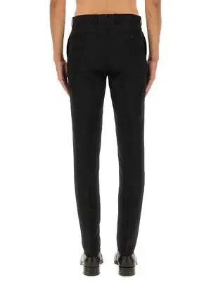 Alexander McQueen Tailored Wool Trousers - Black