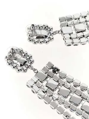 SELF-PORTRAIT Multi Crystal Droplet Dangle Earrings