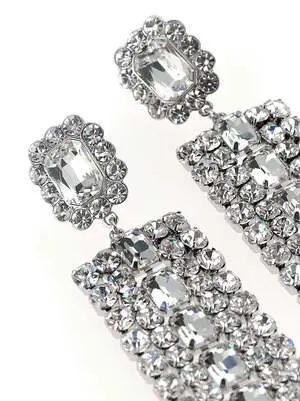 SELF-PORTRAIT Multi Crystal Droplet Dangle Earrings