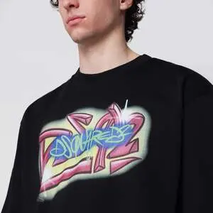 Dsquared2 Rebel Tags Loose-fit Cotton T-shirt