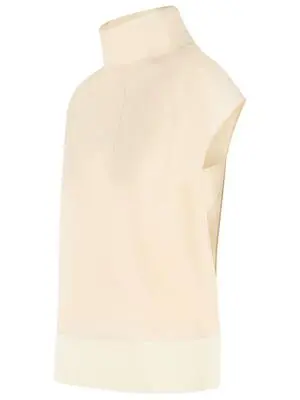Sportmax Grado Cotton Voile Blouse - Cream