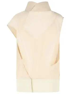 Sportmax Grado Cotton Voile Blouse - Cream