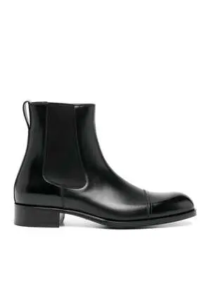 Tom Ford Stacked Heel Boots For Men