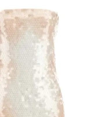 Sportmax Stemma Off-the-shoulder Sequined Dress - Pink