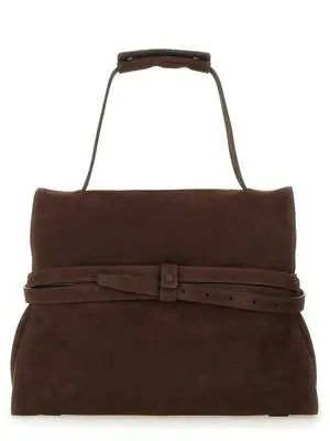 Moschino Tie Me Medium Bag - Brown
