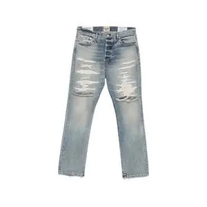 GALLERY DEPT. Distressed Light Wash Denim Jeans - Blue
