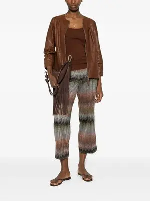 Missoni Viscose Lamé Tapered Trousers