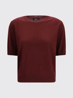 Max Mara WEEKEND MAX MARA Burgundy Wool Sweater Red
