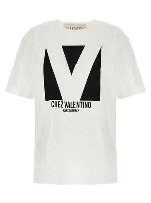 Valentino Garavani Chez Cotton T-shirt - White