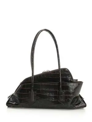 Attico La Passeggiata Small Top Handle Bag - Brown
