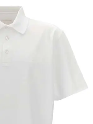 Givenchy Logo Embroidery Polo Shirt - White