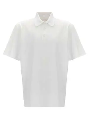 Givenchy Logo Embroidery Polo Shirt - White