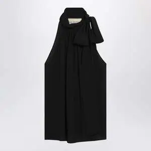 Valentino Garavani Sleeveless Silk Top With Neck Bow
