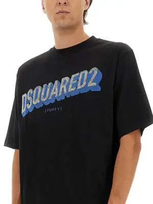 Dsquared2 T-shirt With Logo - Black