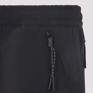 Moncler Polyester Shorts With Elastic Waist And Zipped Fastening