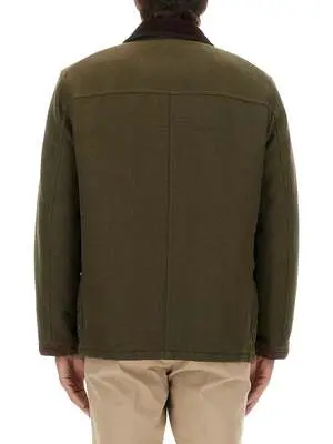 FAY Wool Blend Toggle Jacket
