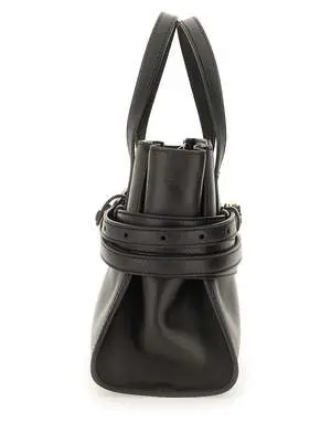 Moschino Tie Me Bag Small - Black