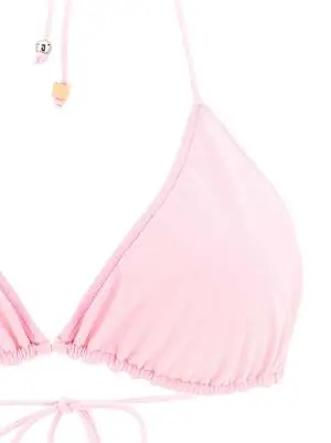Jacquemus Le Haut De Plage Triangle Bikini Top - Pink