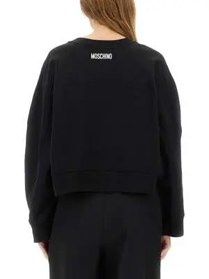Moschino Smiley Face Crewneck Sweatshirt