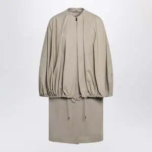 TOTEME TOTEME Beige Cotton Cape Coat Cream