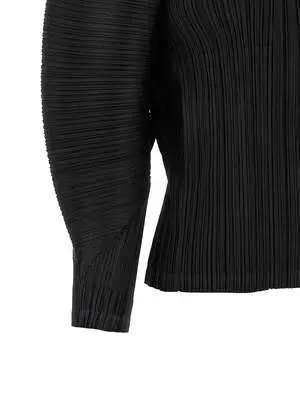 Issey Miyake Monthly Colors: April" Pleated Zip-up Jacket