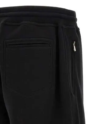 Brunello Cucinelli Cotton, Cashmere, And Silk Blend Bermuda Shorts - Black