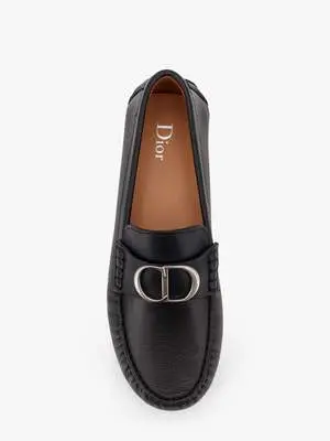 Dior Roadie Leather Loafers - Black