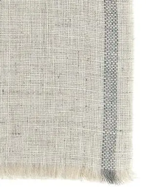 Brunello Cucinelli Linen Scarf - Gray