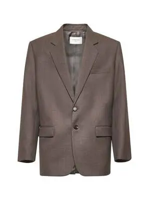Saint Laurent Grey Wool Chiné Yves Blazer - Multicolor