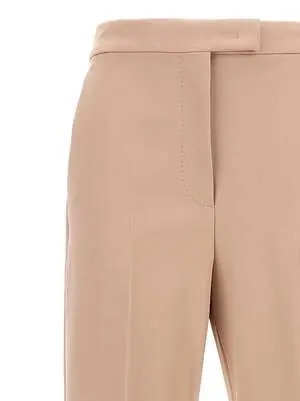 Max Mara Norcia Compact Jersey Trousers - Pink