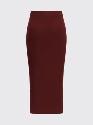 Max Mara Ribbed Skirt - Red
