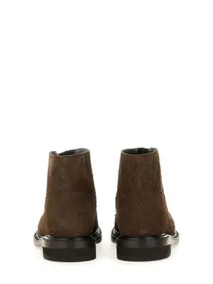 Moschino Crust Olivia Boots - Brown